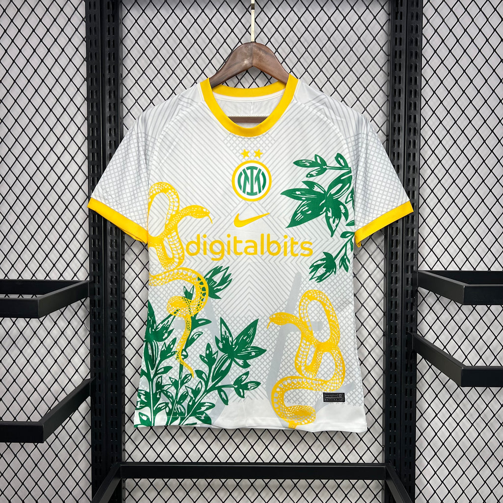 Inter Milan Snake Trikot Grün - Weiß
